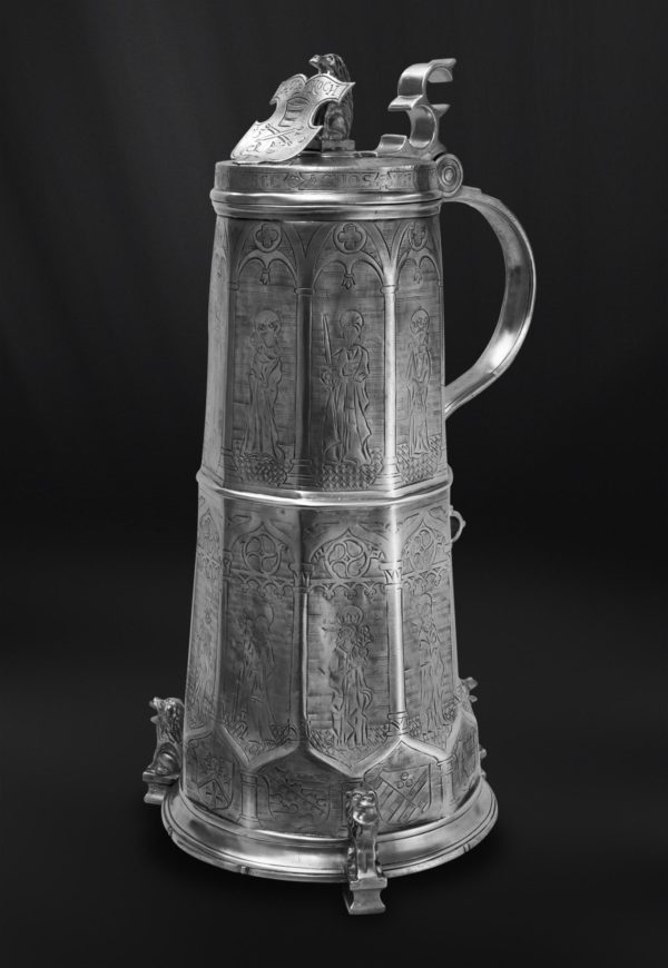 Boccale da corporazione in peltro - La Bottega del Peltro